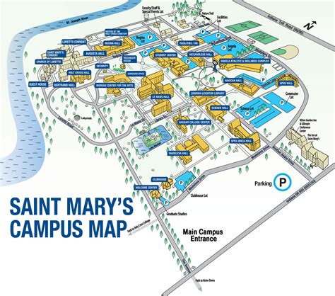 Notre Dame Campus Map