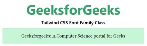 Tailwind Css 字体系列 码农参考