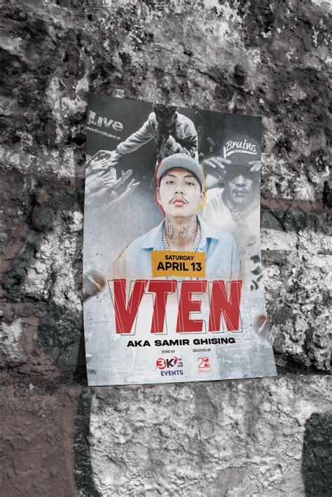 Vten Poster Rapper Poster Behance