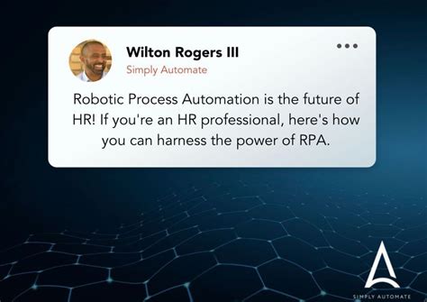 Simply Automate On Linkedin Roboticprocessautomation Rpa Ai Hr Technology Automationguy