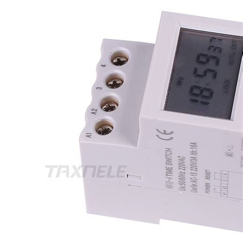 Din Rail Timer Switch School Bell Controller Digit Vicedeal