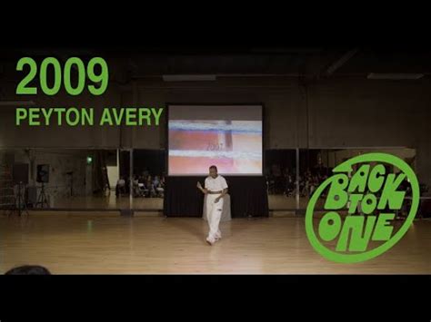 2009 Peyton Avery Back To One 2023 Youtube