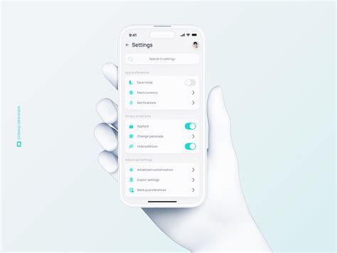 Mobile Settings Ui Design By Cosmiq Designer On Dribbble