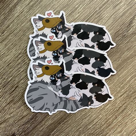 Cozy Cattails Krampy And Talon Sticker Etsy