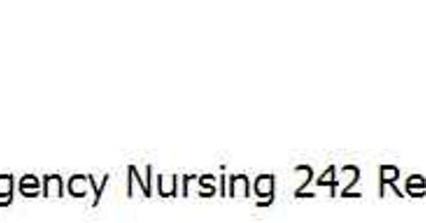 Schaums Outline Of Emergency Nursing 242 Review Questions Schaums Outlines Imgur