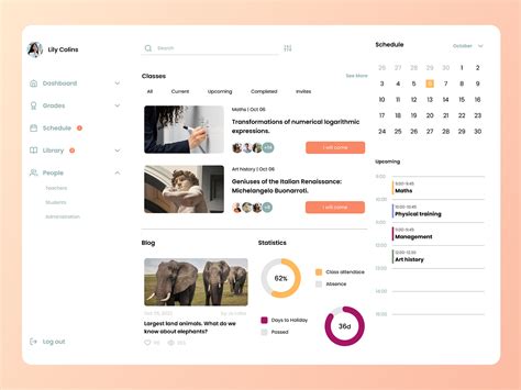 School Dashboard Designs Themes Templates And Downloadable Graphic
