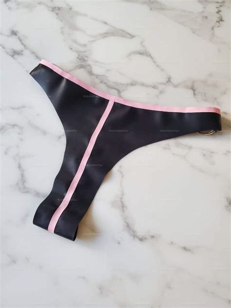 Bold Sissy Latex Thong Ultra Fitted And Custom By Kinkyrubberdoc