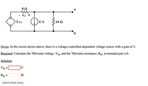Given In The Circuit Shown Above There Is A Voltage Controlled