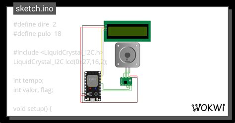 Esp32 Lcd16x2 I2c Bistep Wokwi Esp32 Stm32 Arduino Simulator