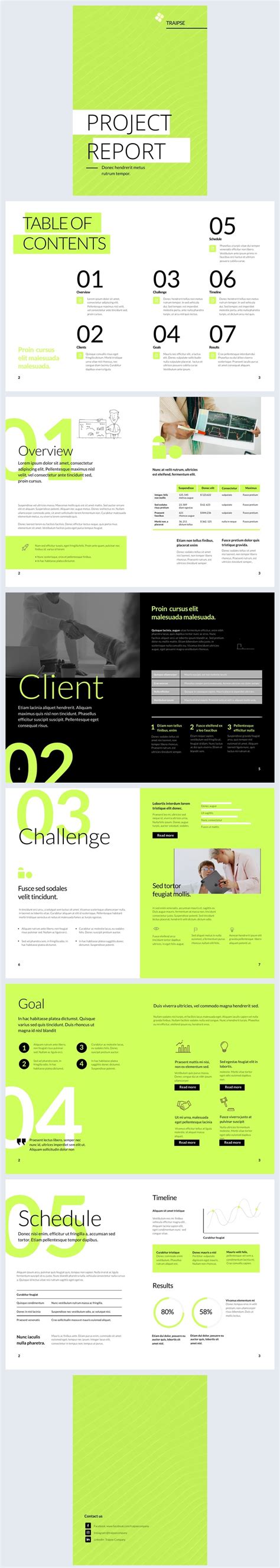 editable interactive project report template flipsnack