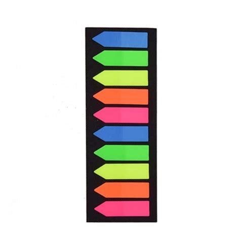 lmtodlfg colored sticky index tabs self adhesive flag tabs for notebooks documents 10 color