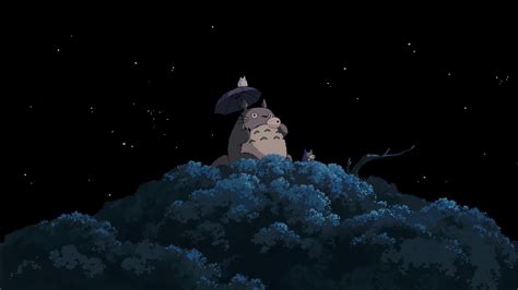 Ghibli Night Wallpaper