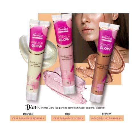 Primer Glow Face Beautiful Shopee Brasil
