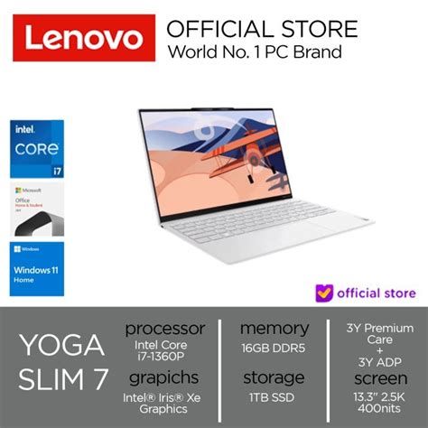 Jual Lenovo Yoga Slim Carbon Irp Rid Touch Evo Core I Gen Gb Tbssd Shopee Indonesia