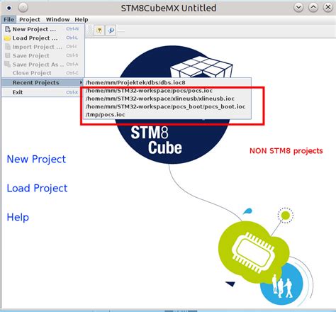 Solved Bug Report Cubemx Separate Stm8 And Stm32 Recent