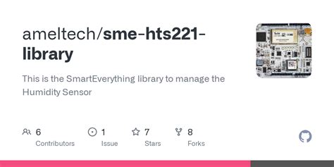 Github Ameltechsme Hts221 Library This Is The Smarteverything