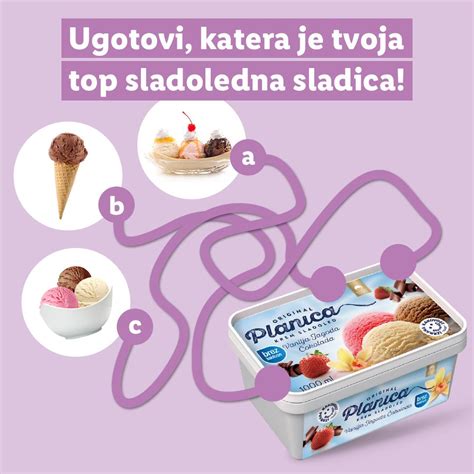 Lidl Slovenija • Sladoled Planica Brez Laktoze • Facebook