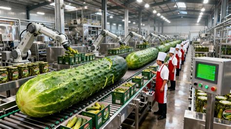 Inside The Mega Pickle Factory How Millions Of Cucumbers Are Turned