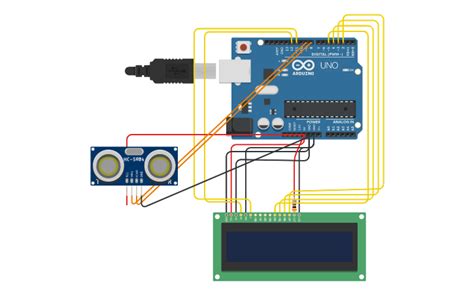 Circuit Design Ultrasound Detector Lcd Tinkercad