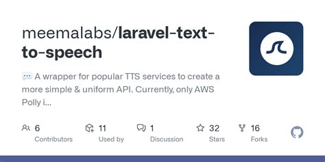 Github Meemalabs Laravel Text To Speech A Wrapper For Popular Tts Services To Create A More