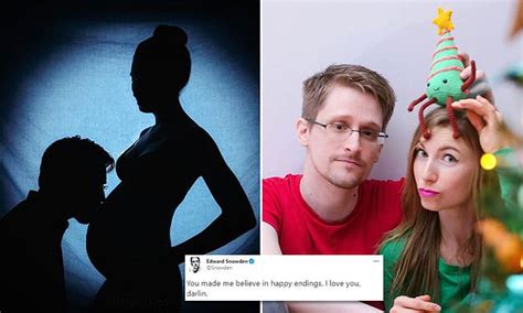 Edward Snowden And His Wife Lindsay Mills Reveal They Are Expecting