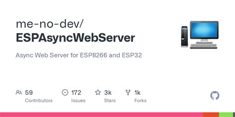 GitHub Me No Dev ESPAsyncWebServer Async Web Server For ESP And ESP