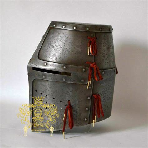 Crusader Helmet Knight Armor Cosplay Larp Helmet Replica Prop