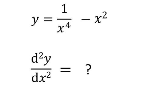 Find 2nd Derivative