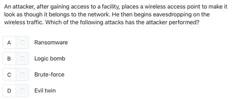 solved an attacker after gaining access to a facility