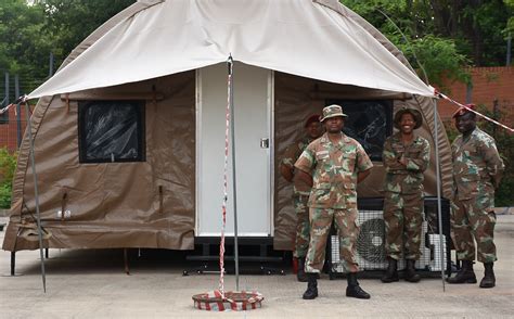Samhs Unveils New Redeployable Camp Systems Tents Defenceweb