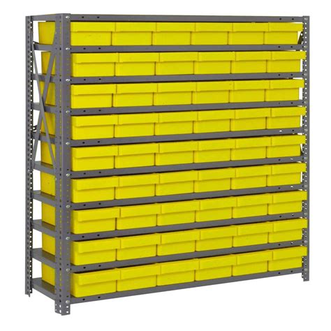Quantum Storage 1239 401 Shelf Bin Organizer 12 X 36 X 39 With 10