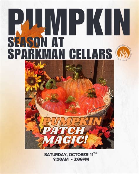 Nw Glass Pumpkin Patch Sparkman Cellars Woodinville Chamber