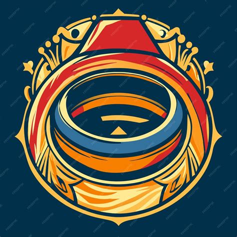 Ehering Doodle Design Oder Ehering Illustration Premium Vektor