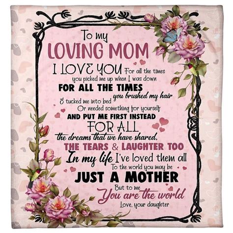 To Me You Are The World Lovely Message From Daughter Ts For Loving