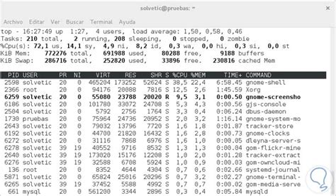 C Mo Eliminar Procesos Y Ver Informaci N Del Sistema Linux Solvetic