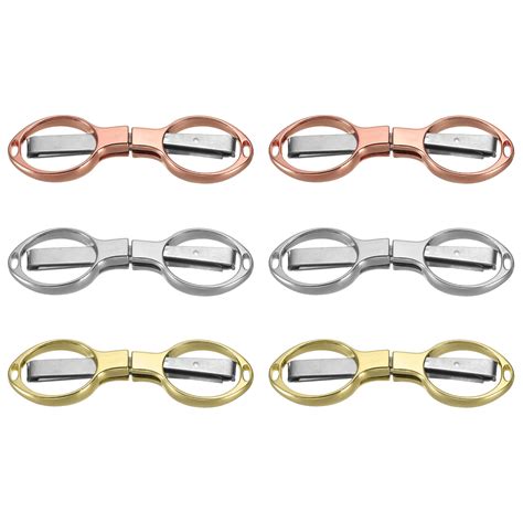 Uxcell Folding Scissors Portable Travel Mini Scissors Glasses Shape