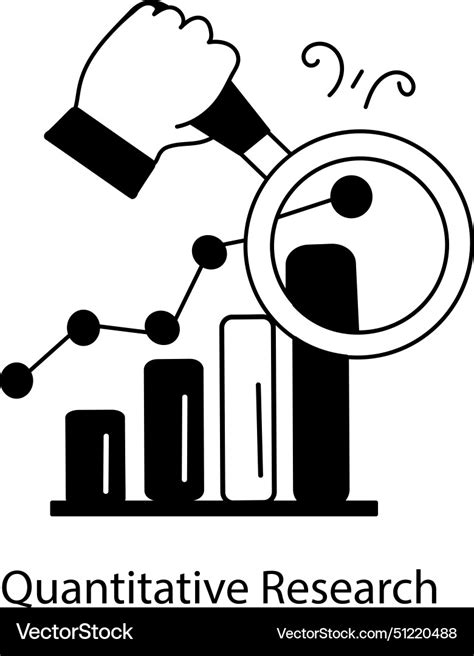 Quantitative Research Royalty Free Vector Image