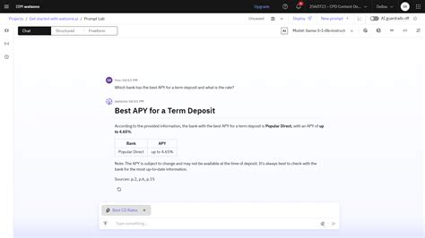 Quick Start Try The Watsonxai End To End Use Case Ibm Watsonx