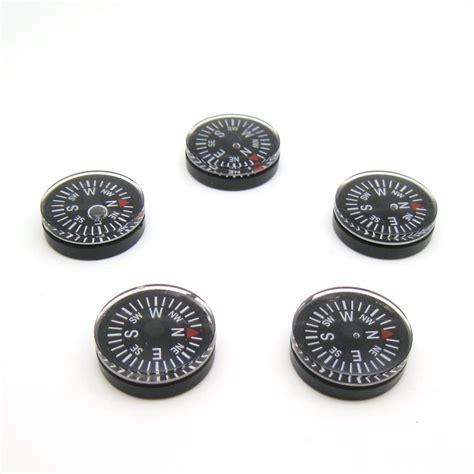 20mm Mini Liquid Filled Button Compass Mixed Colors Haowind