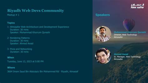 Muhammad Khurrum Qureshi On Linkedin We Are Excited To Invite You To The Inaugural Riyadh Web