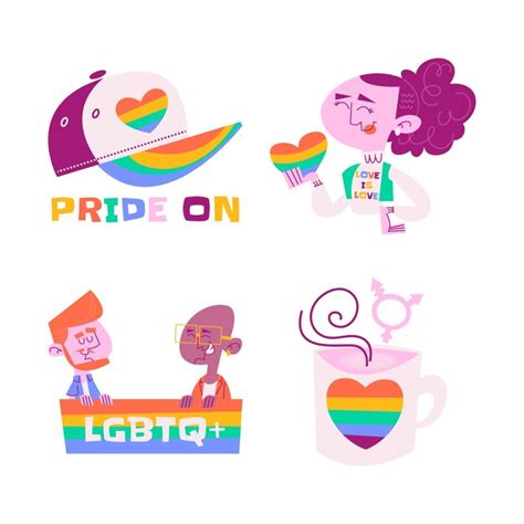 Lgbt Stickers Vectors And Illustrations For Free Download Freepik