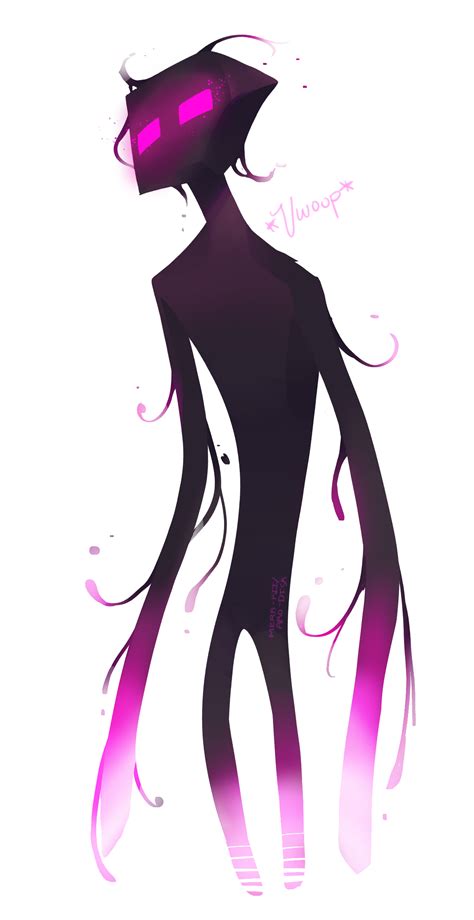 Comment Dessiner Un Enderman Dans Minecraft Artstation The Enderman