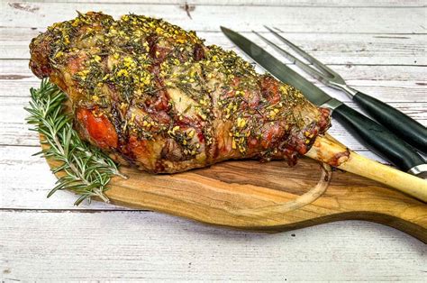 Traeger Smoked Leg Of Lamb Cook What You Love Lamb