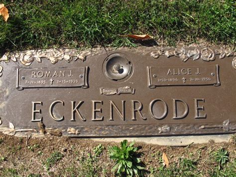 Roman John Eckenrode 1895 1939 Find A Grave Memorial