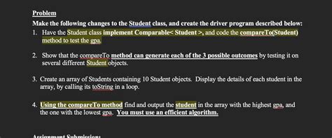Solved Here's my Student class: public class Student | Chegg.com