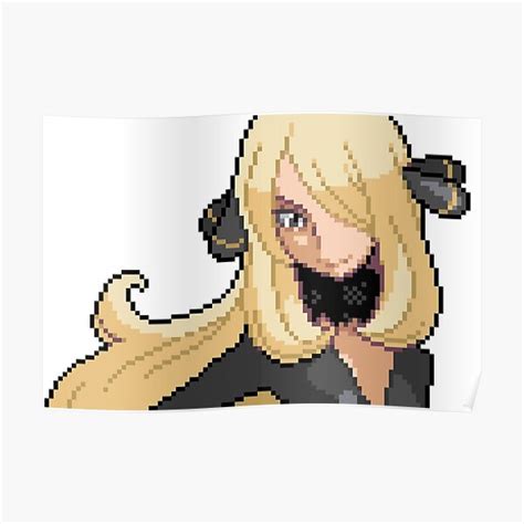 Cynthia Vs Sprite Poster For Sale By Rachxt Redbubble