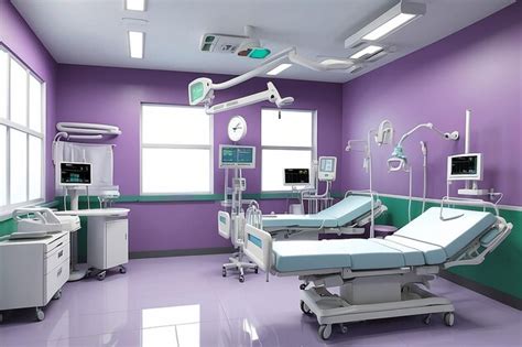 Robotic Surgery Operating Room Surgical Laparoscopy Surgery Room Operation Premium Ai