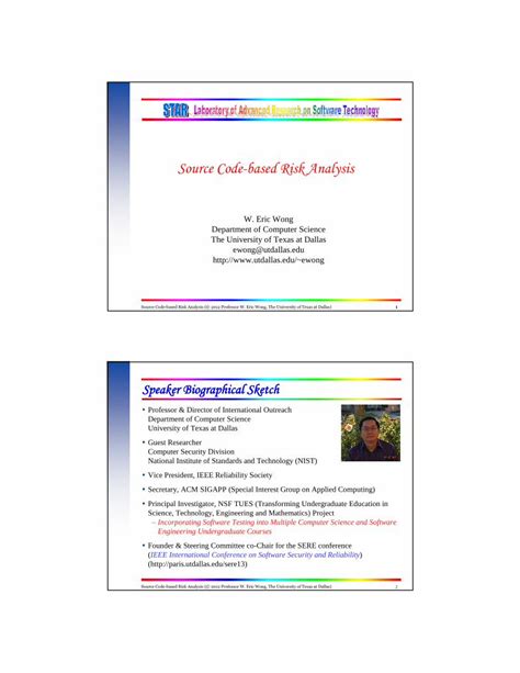 pdf source code based risk analysisewong se6367 03 · 9 risk