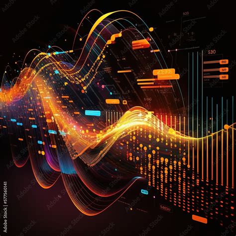 technology background moving data array technological background data
