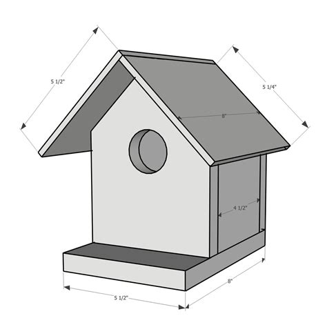 Free Printable Bird House Plans Web These Free Birdhouse Plans Include Everything You Need To